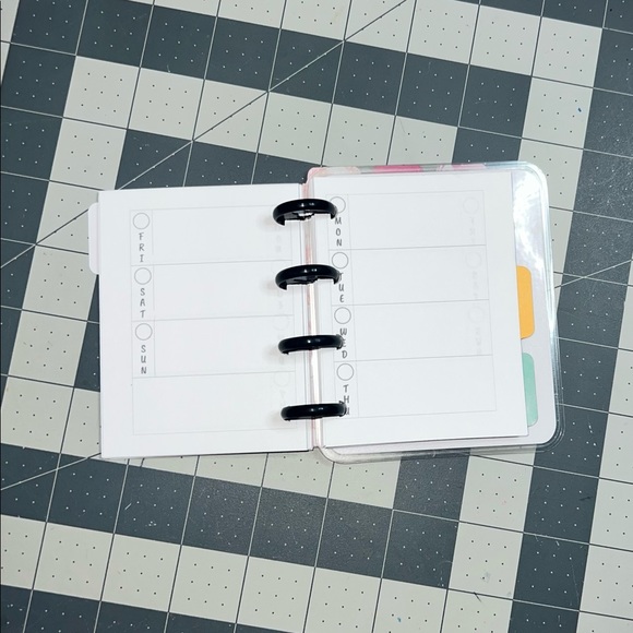 Hand Crafted | Office | Micro Happy Planner Size Tab Dividers And ...